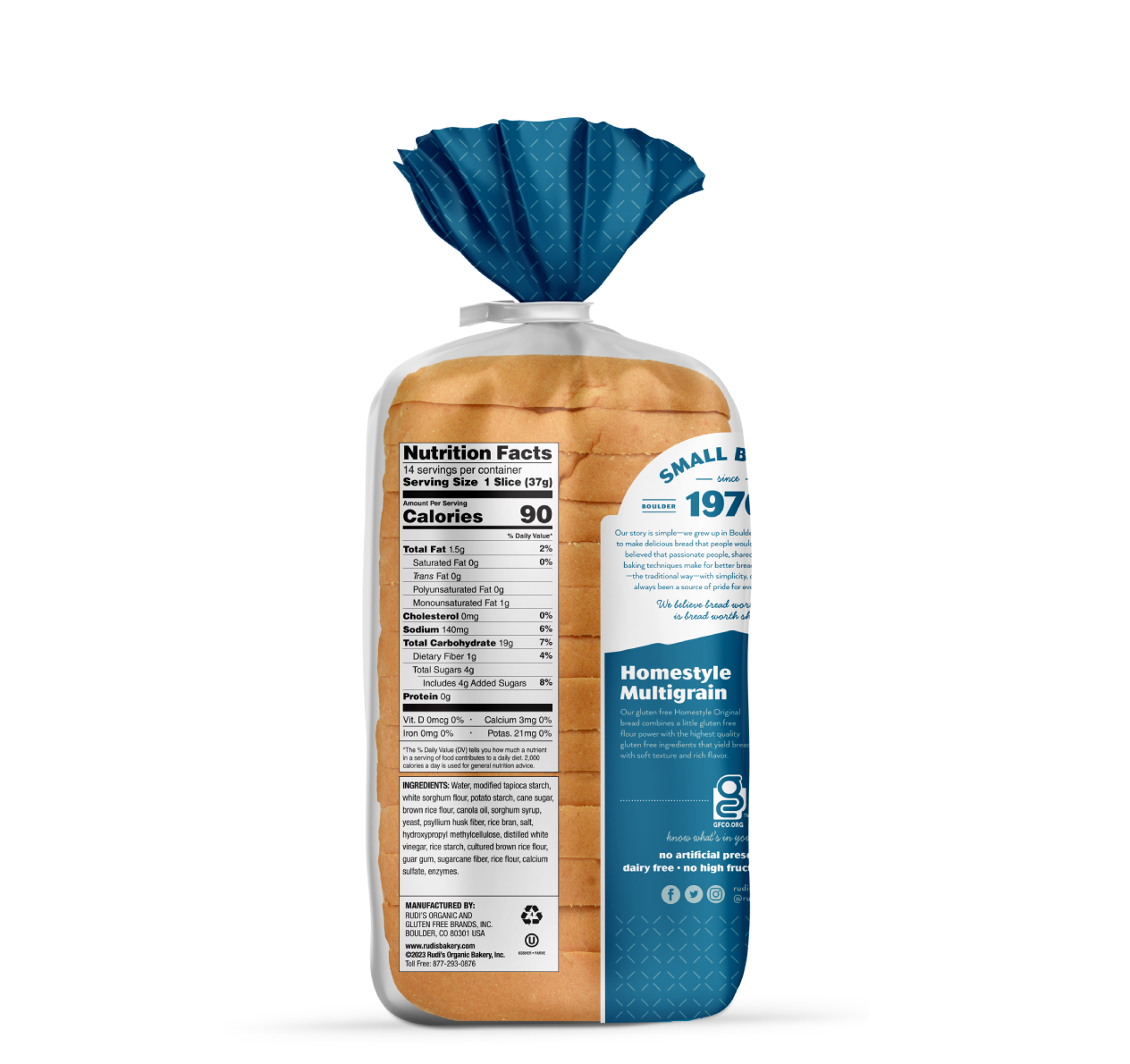 Gluten Free Homestyle Original - Rudi's Bakery