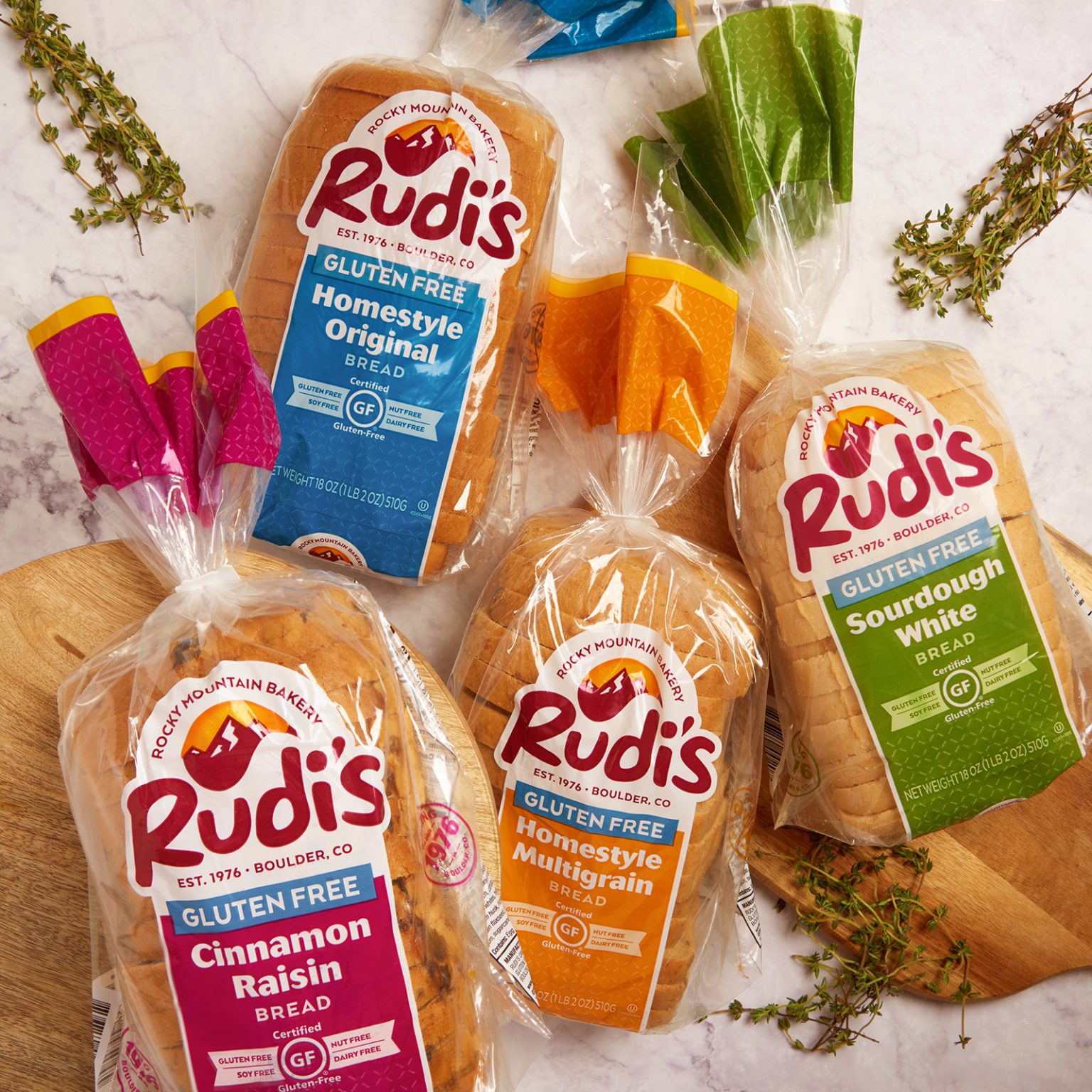 Who Created Rudis Gluten Free Bread?
